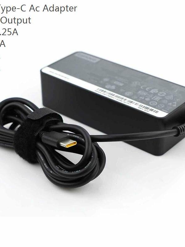 Genuine 65W 20V 3.25A Type-C Charger for LENOVO ThinkPad T480 / T485 ...