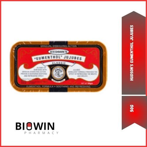 Hudson's Eumenthol Jujubes 50g (Classic) | Shopee Malaysia