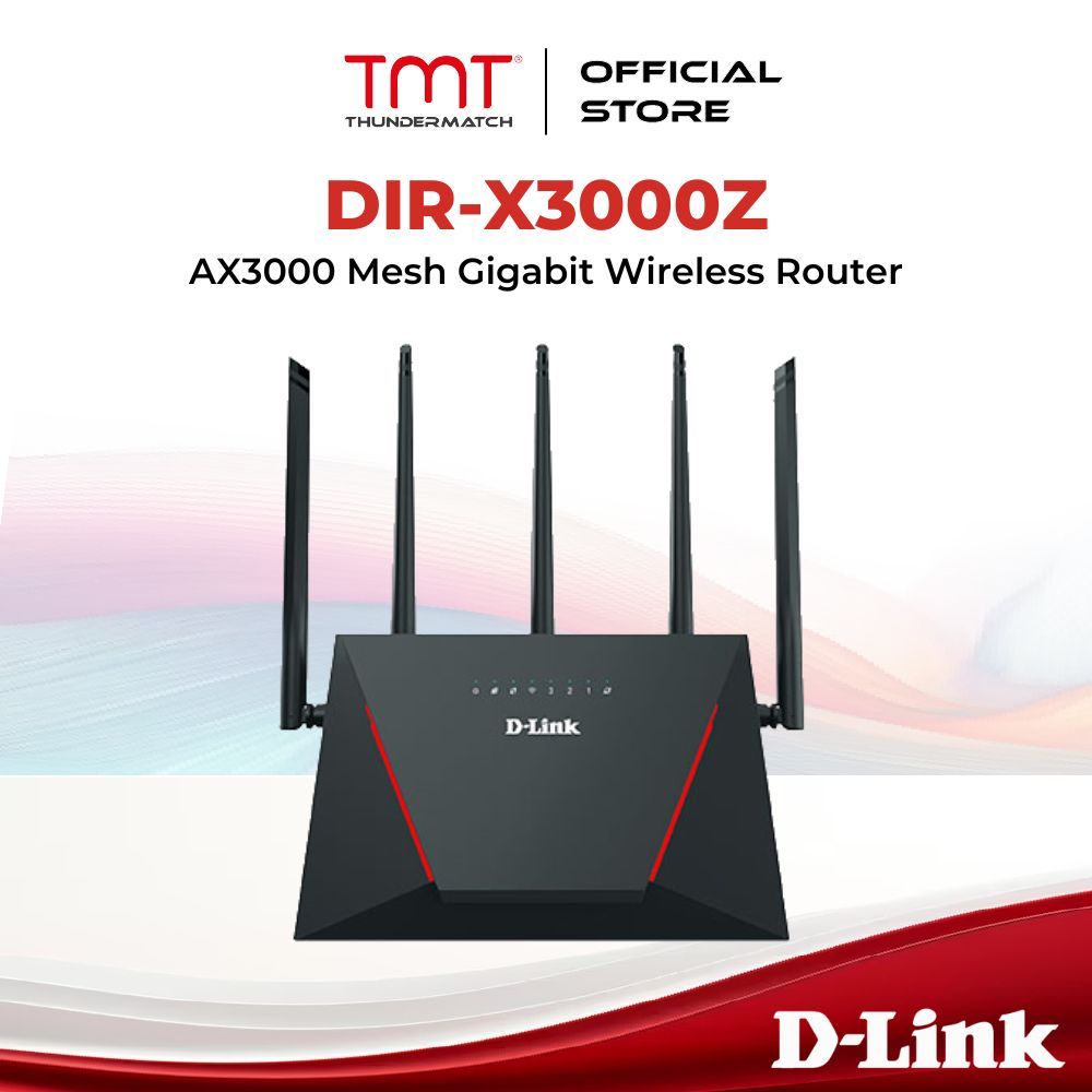 D-Link DIR-X3000Z AX3000 WiFi 6 Mesh Gigabit Wireless Router | Shopee Malaysia