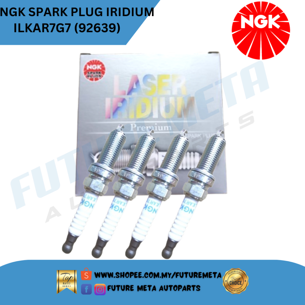 ILKAR7G7 (4pcs) NGK Original Laser Iridium For Proton Exora Bold ...