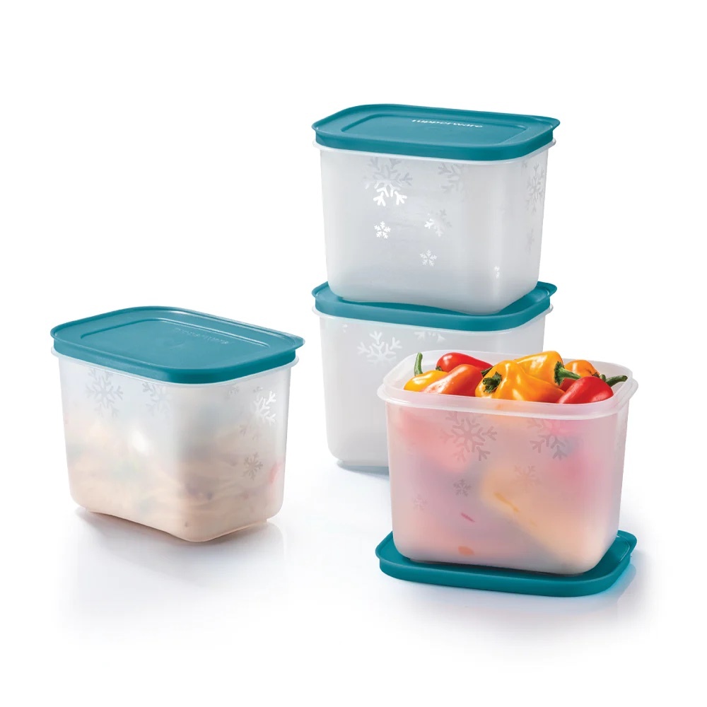 Tupperware 1.1L Chill Freez Small Low Perfect Fridge & Freezer Bekas ...