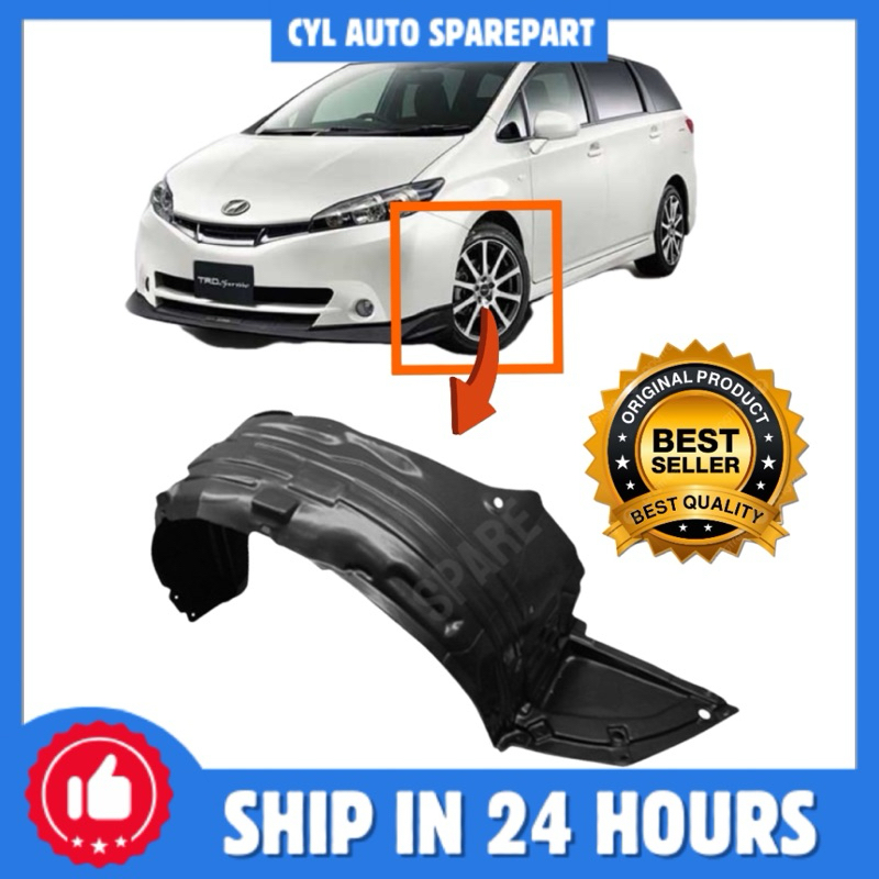 Toyota Wish 2010Y ZGE20 Fender Protector(Front left/Right) | Shopee ...
