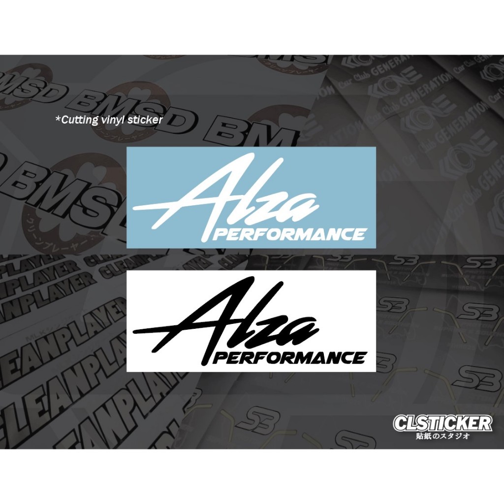ALZA Performance 2022 Logo Vinyl Sticker | Shopee Malaysia