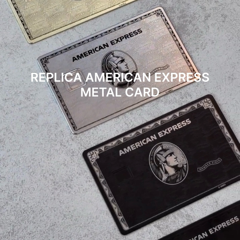 Replica American Express Metal Card with Mpay Prepaid Mastercard ...