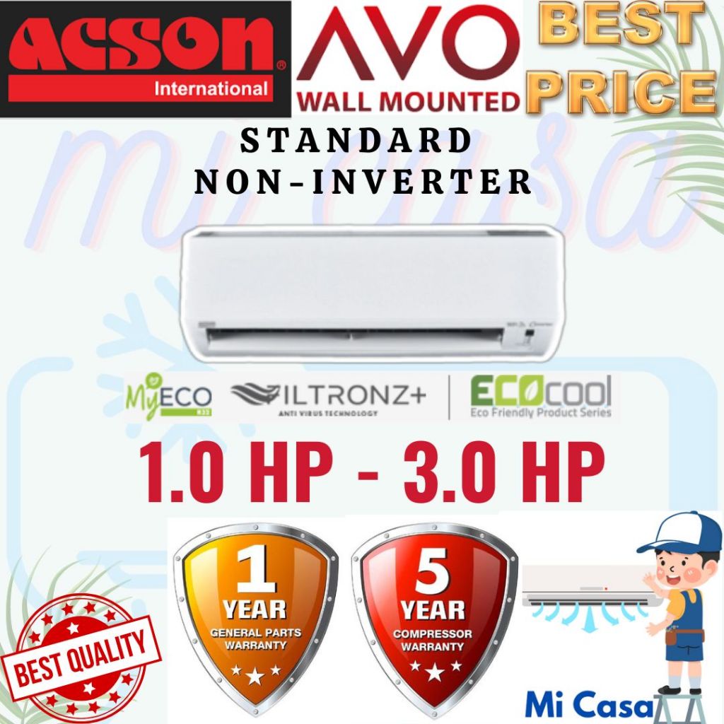 KUCHING SARAWAK SABAH EAST MALAYSIA ACSON R32 AIRCOND STANDRAD NON ...