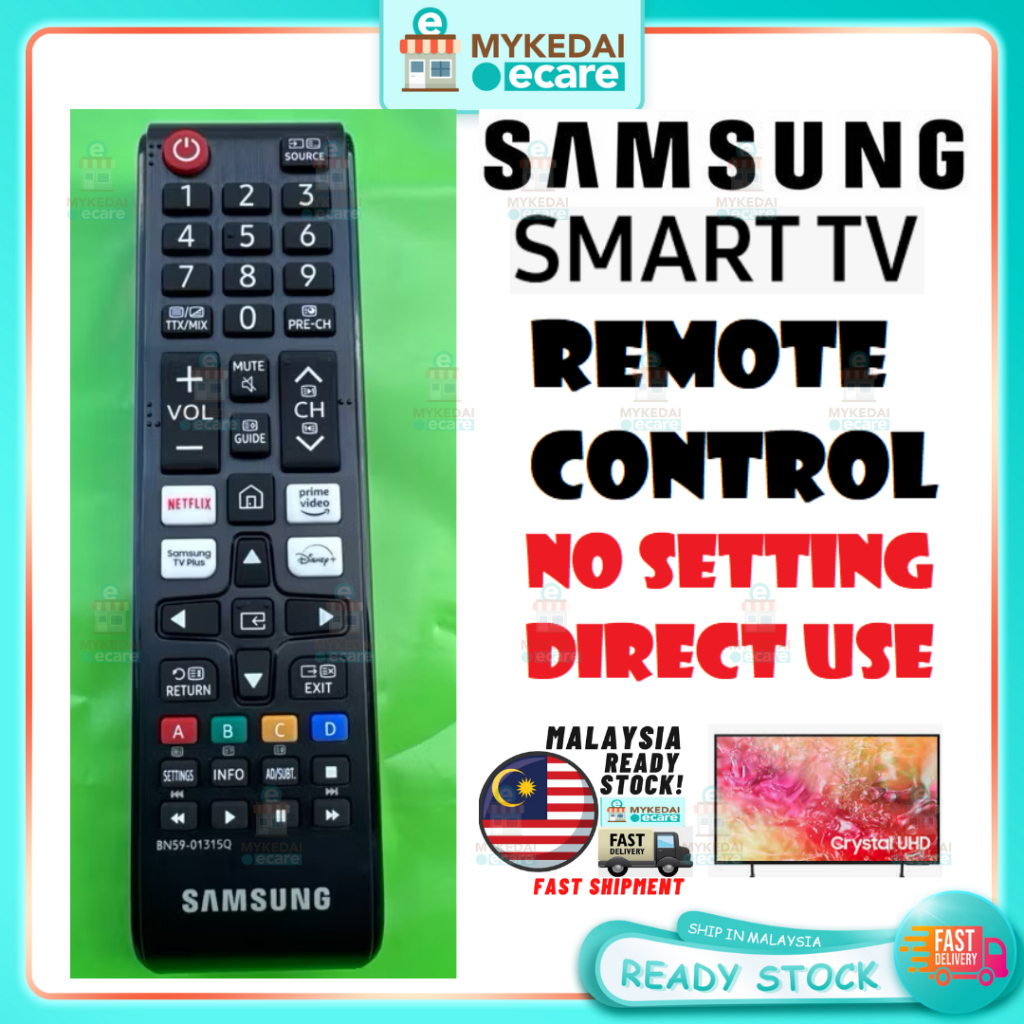 Samsung Smart TV Remote Control original 2025 | Shopee Malaysia