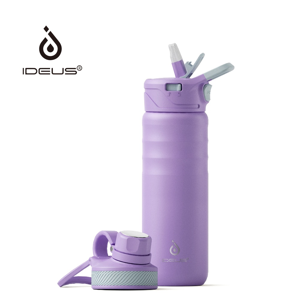 IDEUS【Free Gift】Vacuum Insulated Water Bottle(710ml-1.18L)Stainless ...
