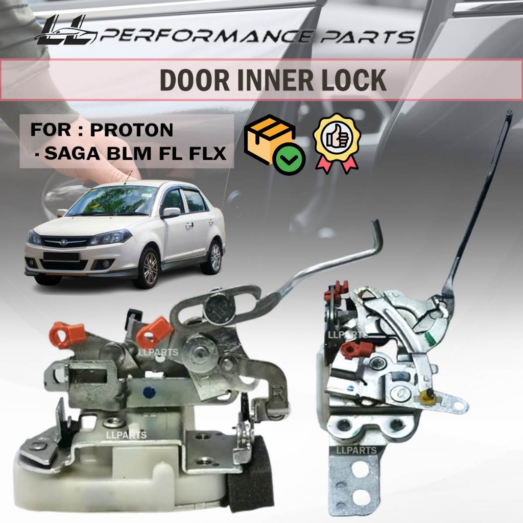 Original Proton Saga BLM FL FLX Door Inner Lock Latch Front Rear Pintu ...