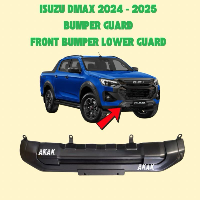 Isuzu Dmax 2024 2025 Front Bumper Lower Guard Protection Cover Bumper ...