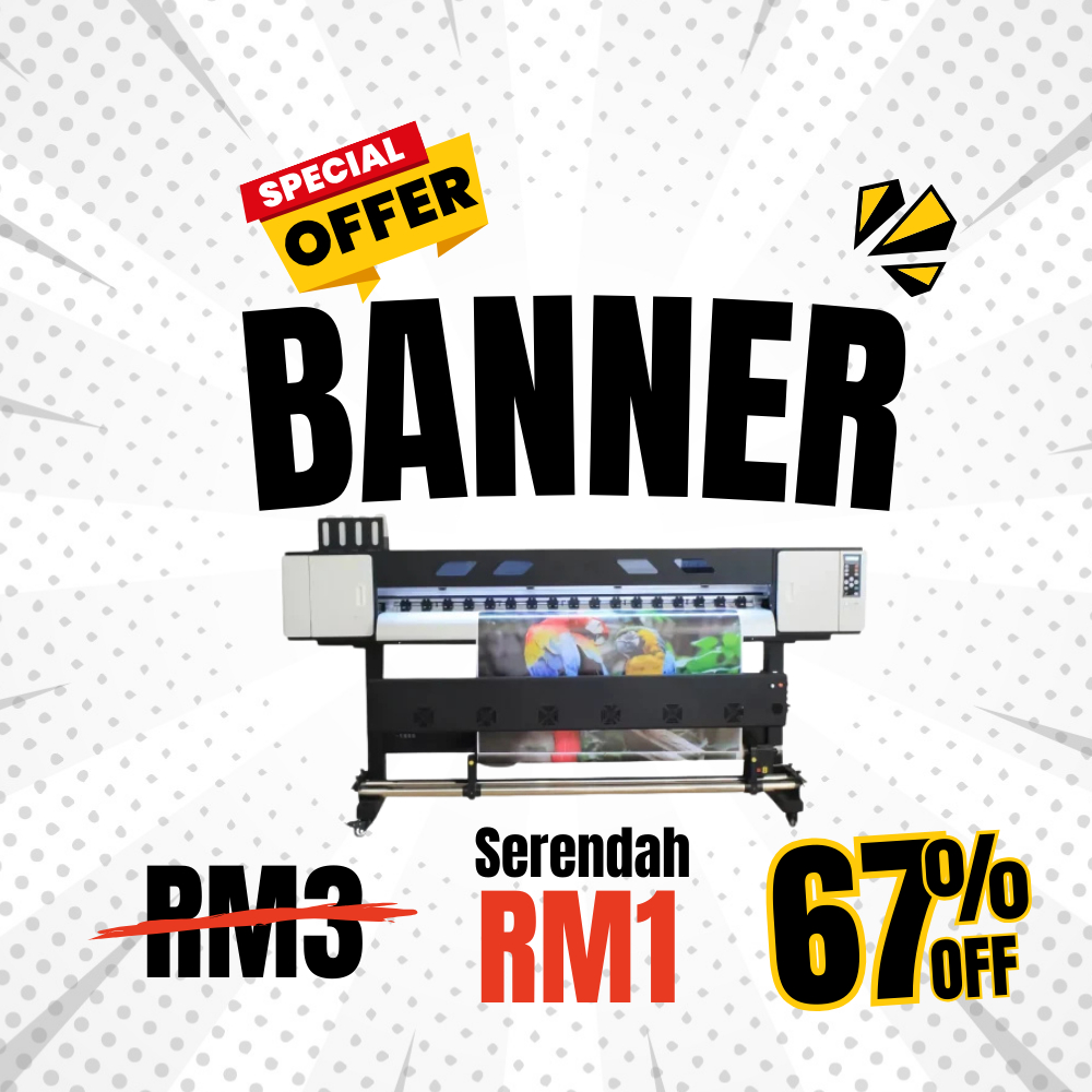 Custom Size Banner Banting Untuk Kegunaan Perniagaan dan Kenduri Kahwin Birthday Harga Murah ...