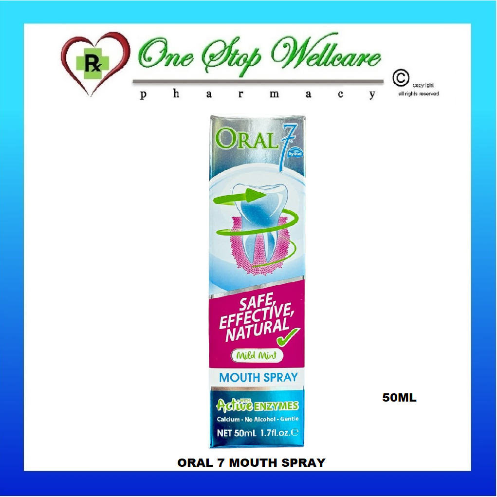 ORAL 7 SEMBURAN MULUT / MOUTH SPRAY 50ML (EXP:07/2027) | Shopee Malaysia
