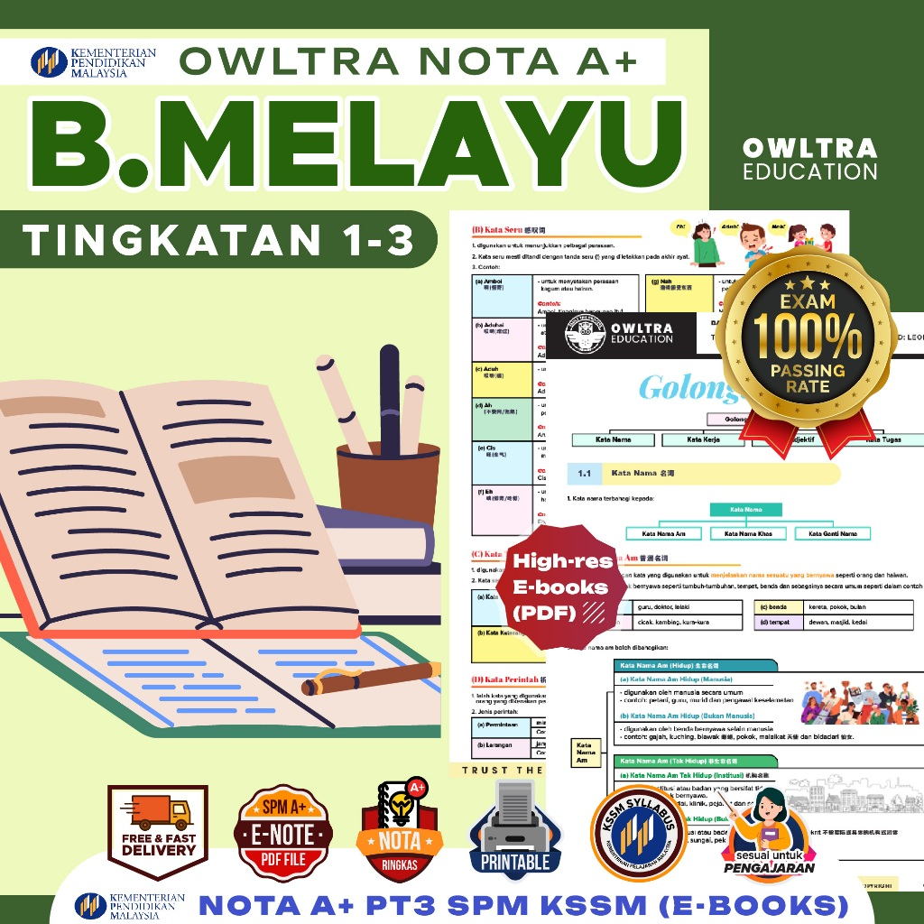 (PDF) Bahasa Melayu Nota Latihan Tingkatan 1-3 KSSM UASA Buku Rujukan ...