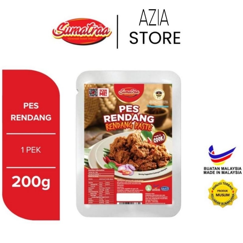 PES RENDANG SUMATRAA RENDANG PASTE | Shopee Malaysia