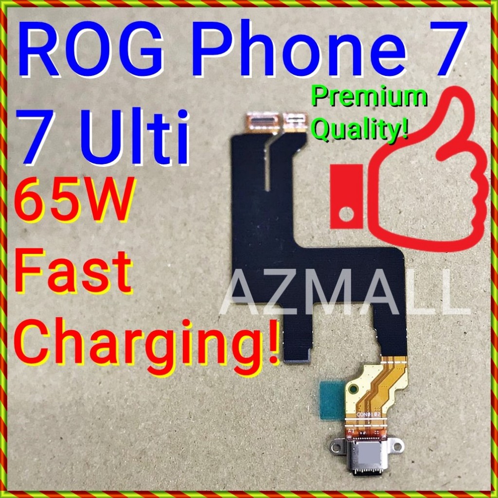 (65W Hyper Charge) NEW ORI Charging Port Flex Ribbon for Asus ROG Phone ...