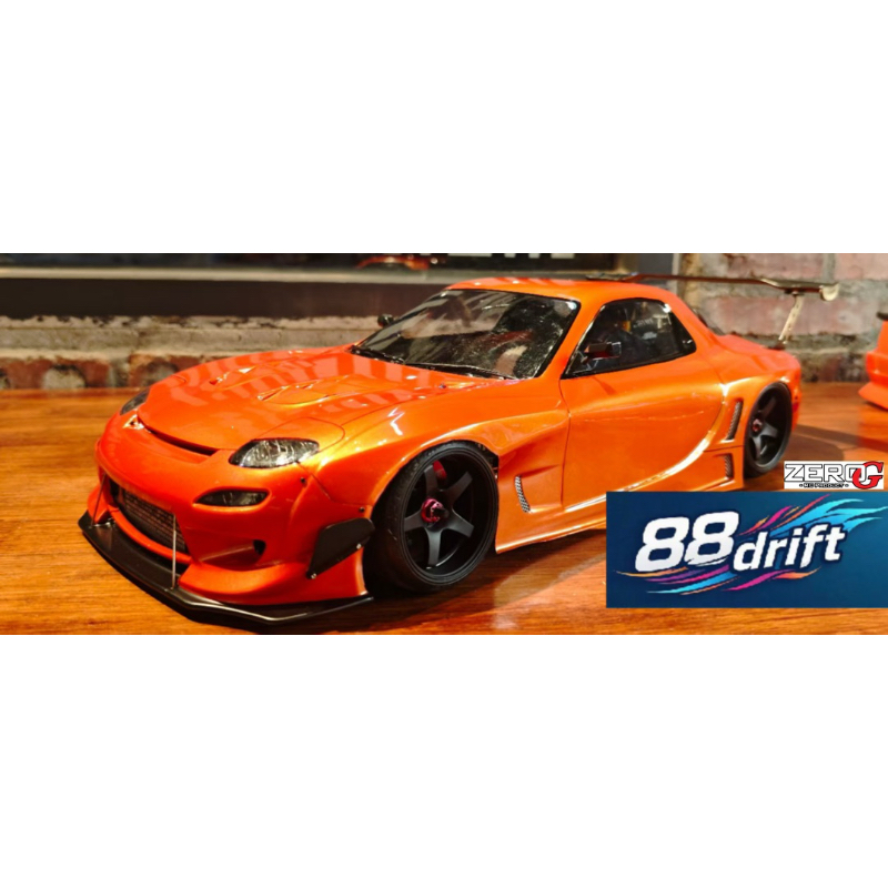 88DRIFT Mazda RX7 FD3S 3D Sticker Decals 1/10 200mm Rc Rwd Drift Car ...