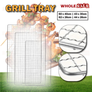 Jaring BBQ Stainless Steel BBQ Barbecue Grill Net BBQ Jaring Besi BBQ ...