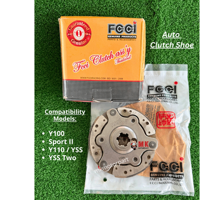 Clutch AUTO SHOE Yamaha Y100 2JG Sport2 4UV 4VC Y110 YSS 3YR SS2 4VH ...