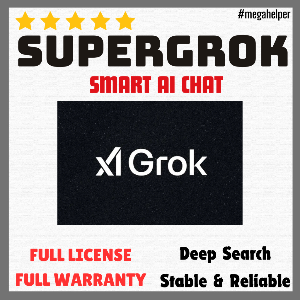 [ONLINE]Grok 3 | SuperGrok Version | Smart AI Chat | DeepSearch | Multifunctional Application ...