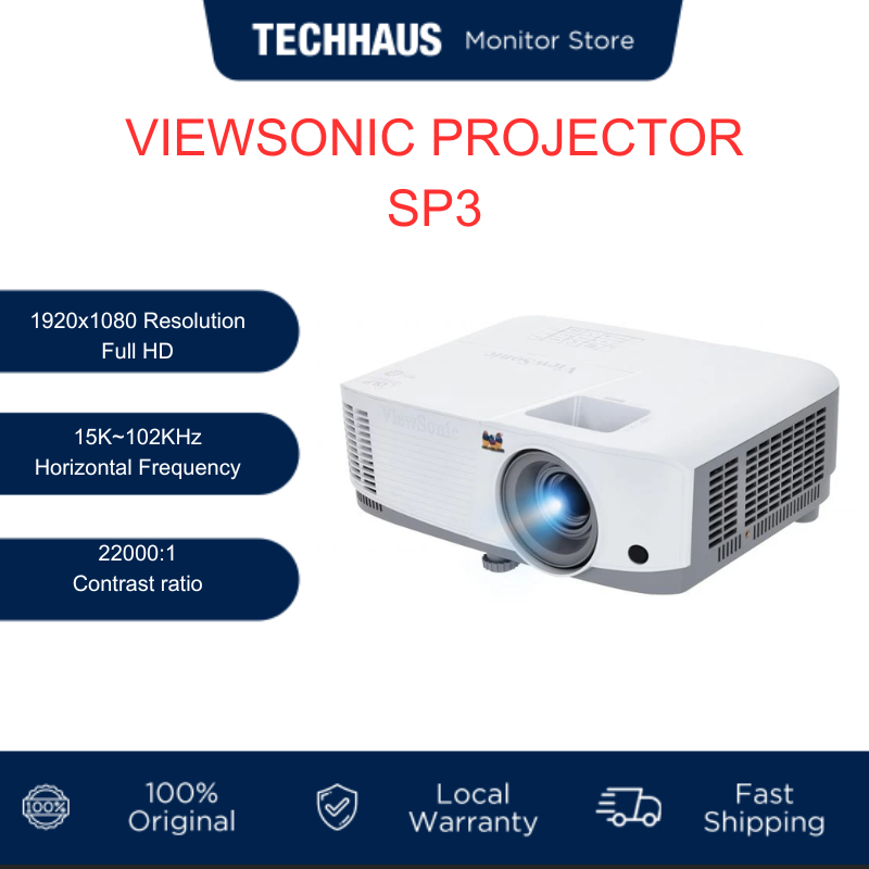 ViewSonic Projector SP3 4,800 ANSI Lumens SVGA Business Projector (2 ...