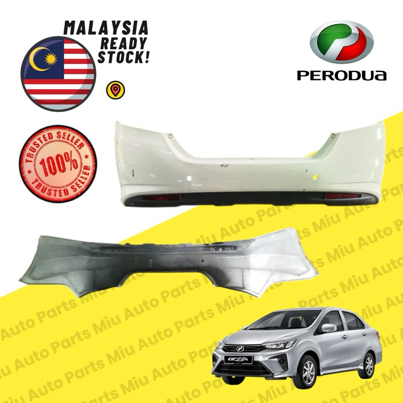 PERODUA BEZZA REAR BUMPER WHITE (RB00012) | Shopee Malaysia