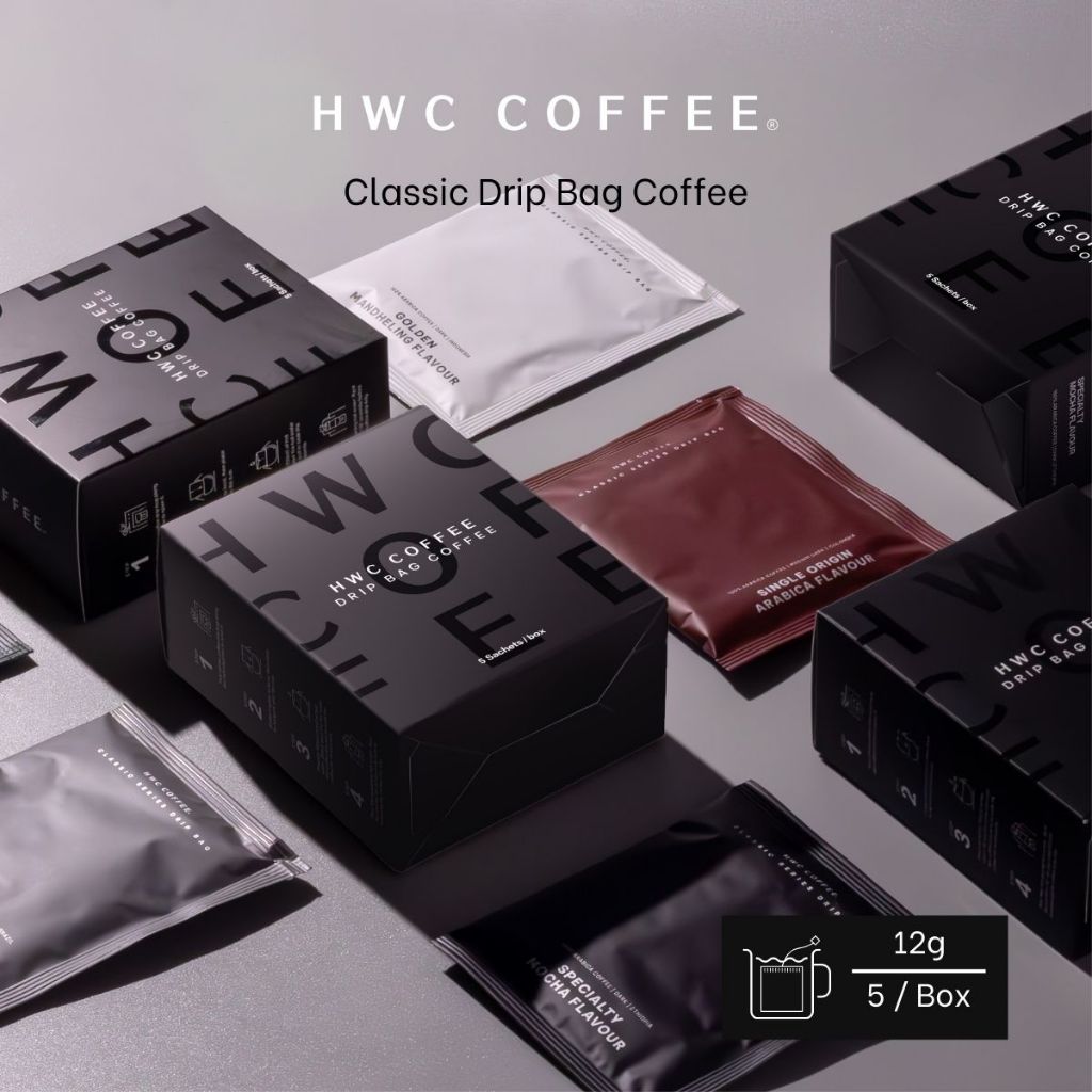 HWC Classic Drip Bag Coffee Gift Box (1's x 5 Flavours) | Shopee Malaysia