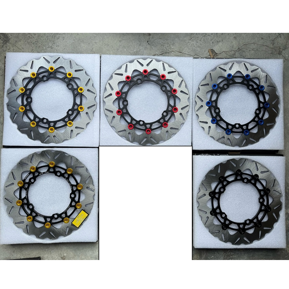 CNC Disc Plate Front Xmax 250/300 Disk Depan Size 300mm Thick 4.00mm ...