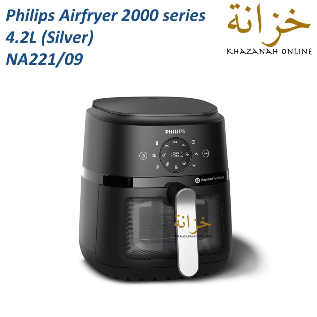 Philips Digital Airfryer 2000 series 4.2L (Black) NA221 (NA221/09 ...