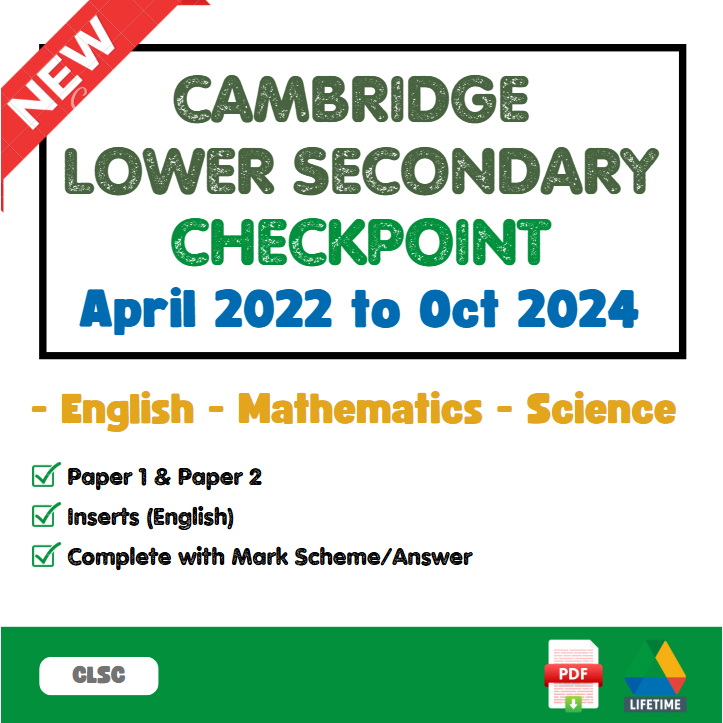 [PDF] Cambridge Lower Secondary Checkpoint Exam Paper 2024 Year Stage 7 ...