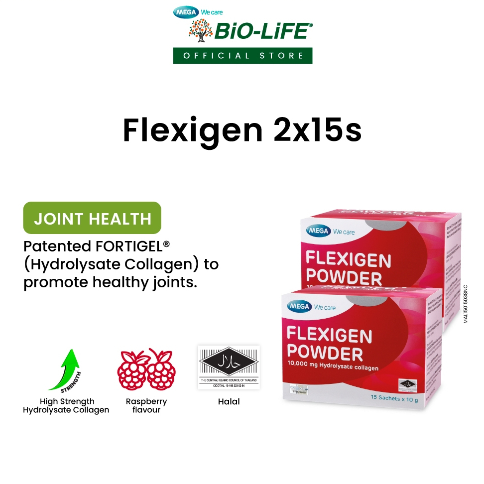 Flexigen Powder 2 x 15 sachets (EXPIRY DATE DECEMBER 2025) | Shopee Malaysia