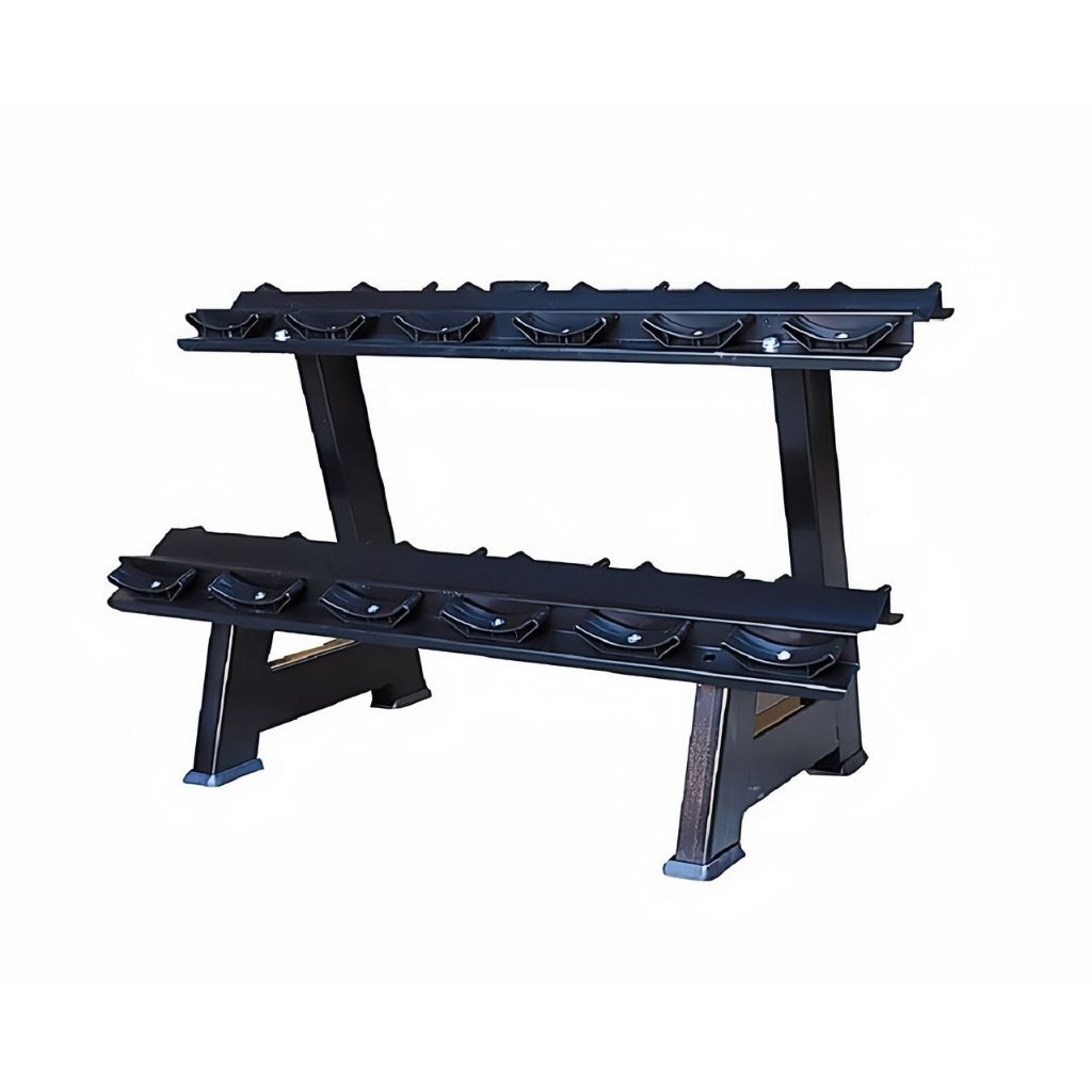 Heavy Duty Dumbbell Rack 2-Tier for 6 pairs / 10 pairs (Ready Stock ...
