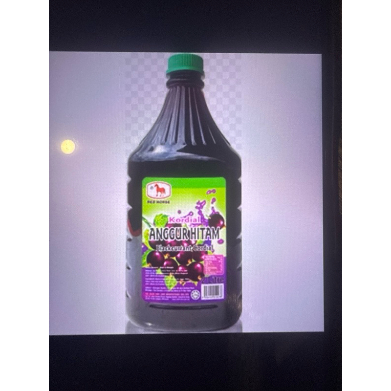 RED HORSE CORDIAL ANGGUR HITAM SYRUP 2L (2 BOTTLES ) | Shopee Malaysia