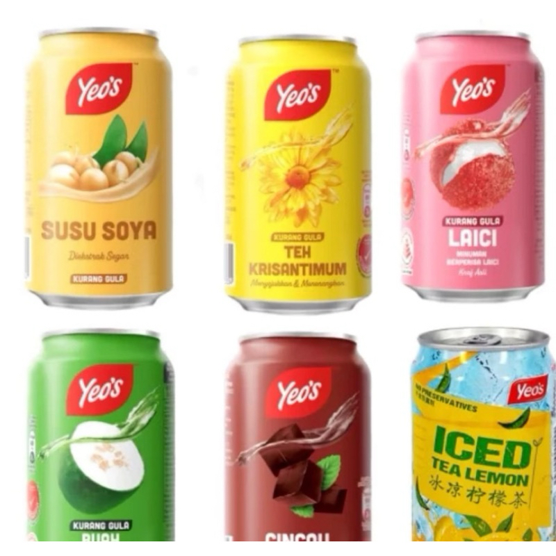 Yeo's air tin 1 Carton (24 x 300ml) | Shopee Malaysia