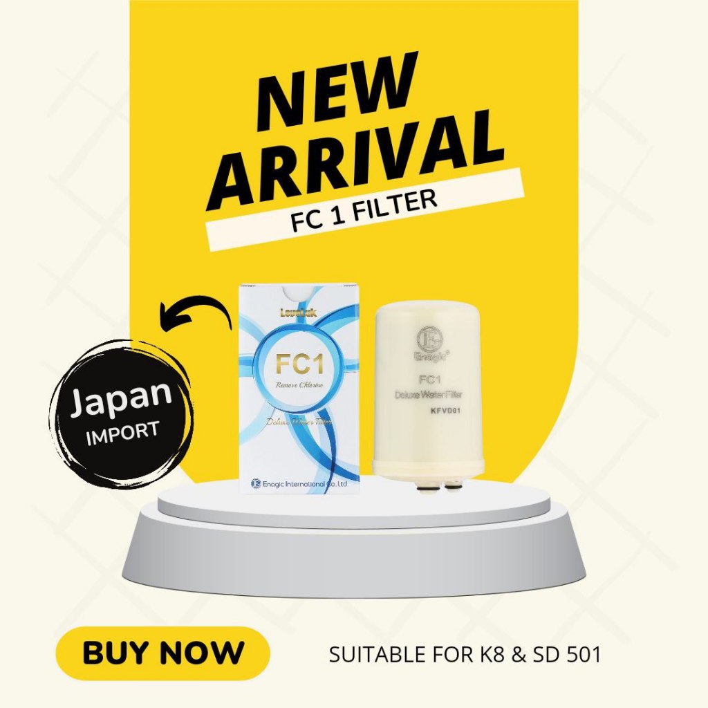 Kangen FC1 Replacement Filter (for models Leveluk K8, SD501, SD501 Platinum, JRII, JR2, JRIV ...