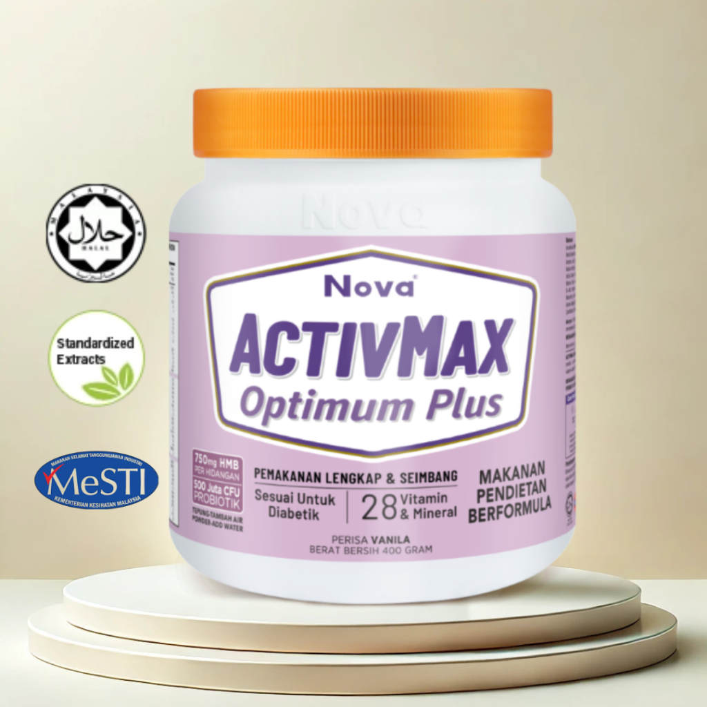 NOVA Activmax Optimum Plus 400g – Balanced Nutrition for Strength ...