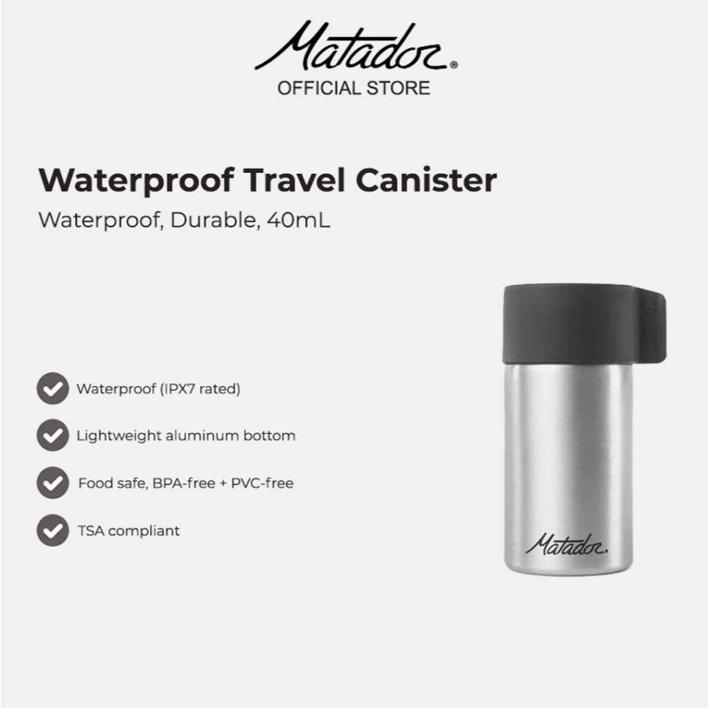 Matador® Waterproof Travel Canister with BPA-free + PVC-free | IPX7 ...