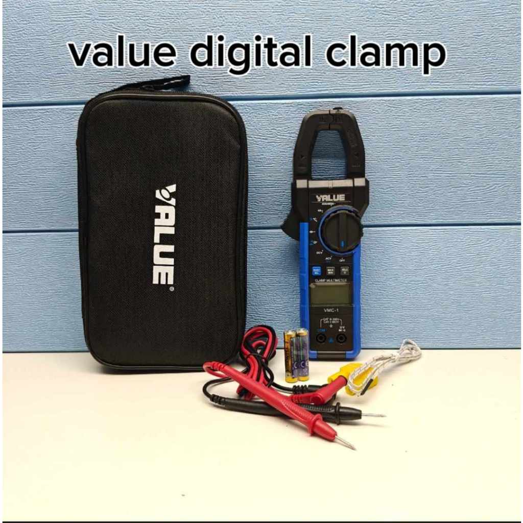 VALUE [VMC-1] CLAMP DIGITAL MULTIMETER ELECTRICAL COMPONENT TESTER AC ...