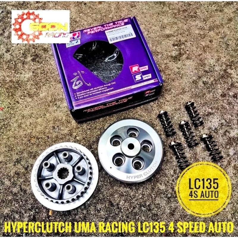 HYPER CLUTCH UMA RACING RS150 RSX150 Y15ZR Y16ZR Y16 LC135 4 SPEED 5S HYPER Y15 SRL Y110 Y125ZR ...