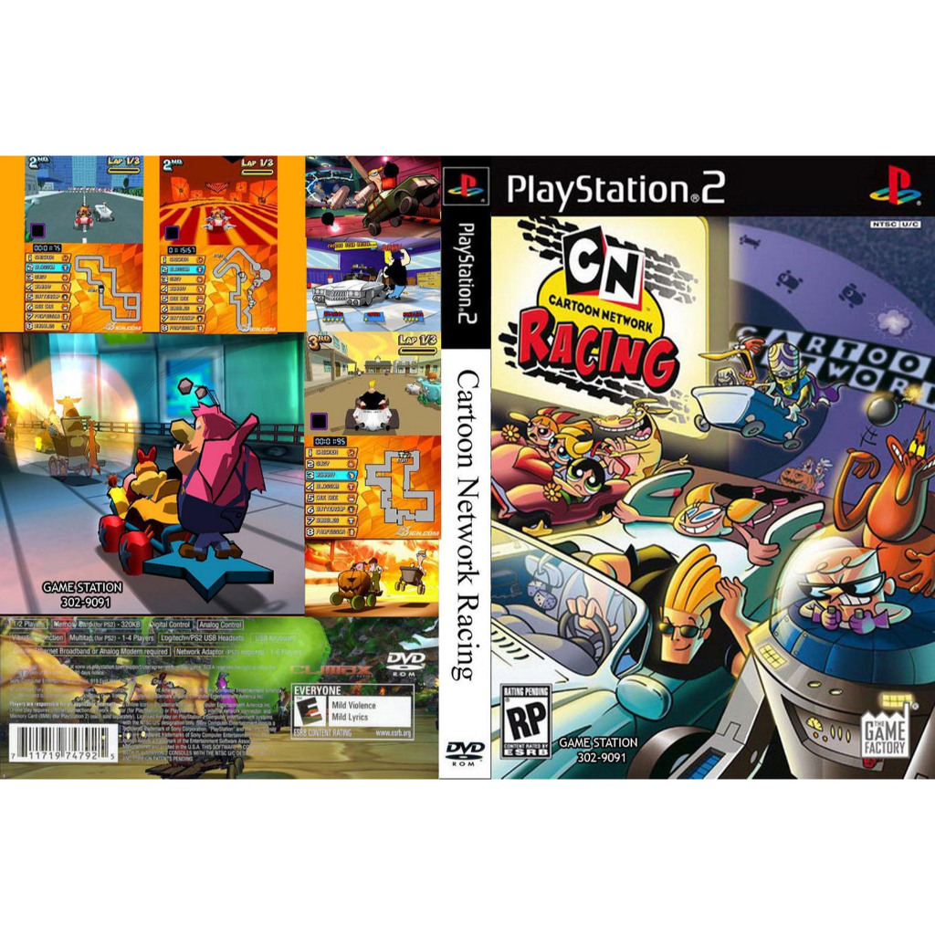 PS2 CD DVD Cartoon Network Racing | Shopee Malaysia
