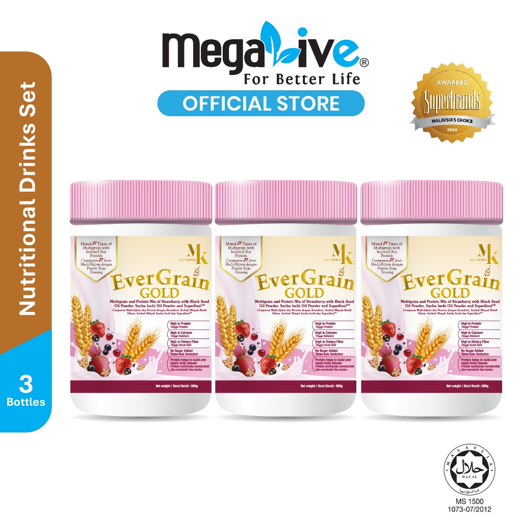 MK nutramix EverGrain Gold (3x850G) | Shopee Malaysia