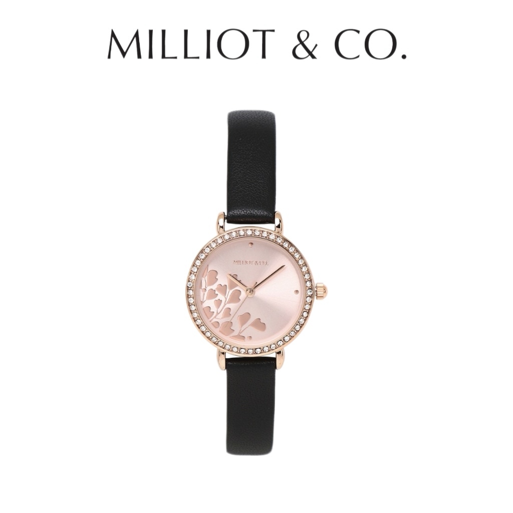 Milliot & Co Denise Rose Gold Mesh Strap Watch | Shopee Malaysia