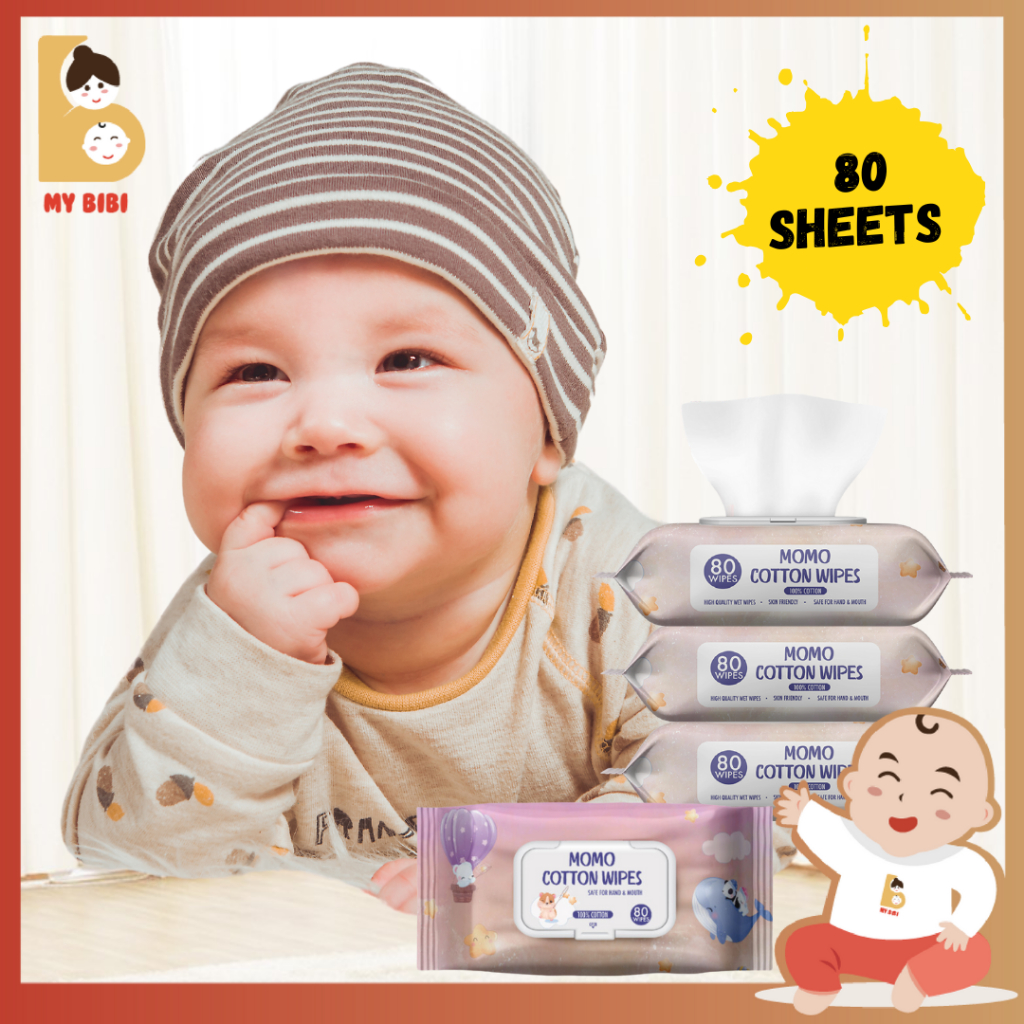 Baby wet wipes tissue basah wet tisue baby non alcohol baby wipes ...
