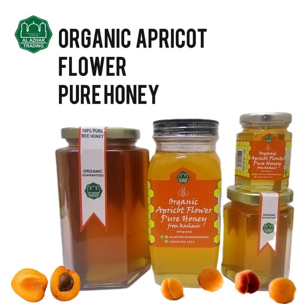 Organic Apricot Flower Honey from Kashmir - Madu Asli Bunga Aprikot ...