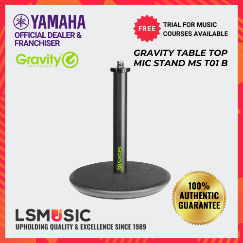 GRAVITY TABLE TOP MIC STAND MS T01 B | Shopee Malaysia