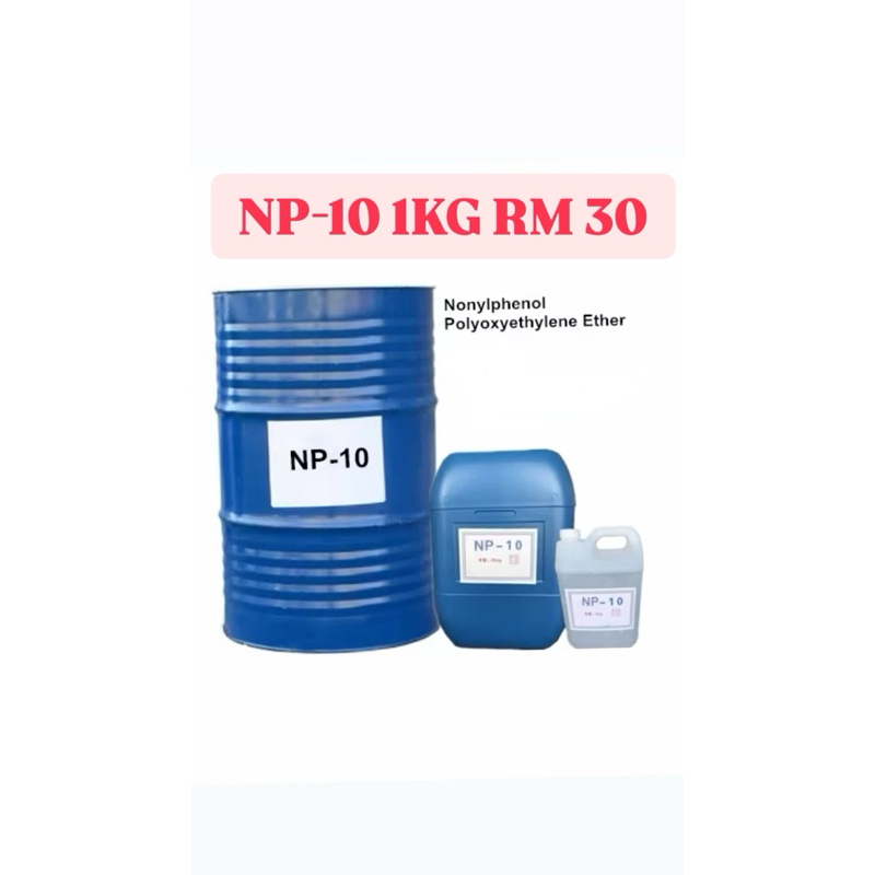 Np 10 Nonylphenol Ethoxylate 10 (NP-10) 1KG/5KG - Surfactant ...