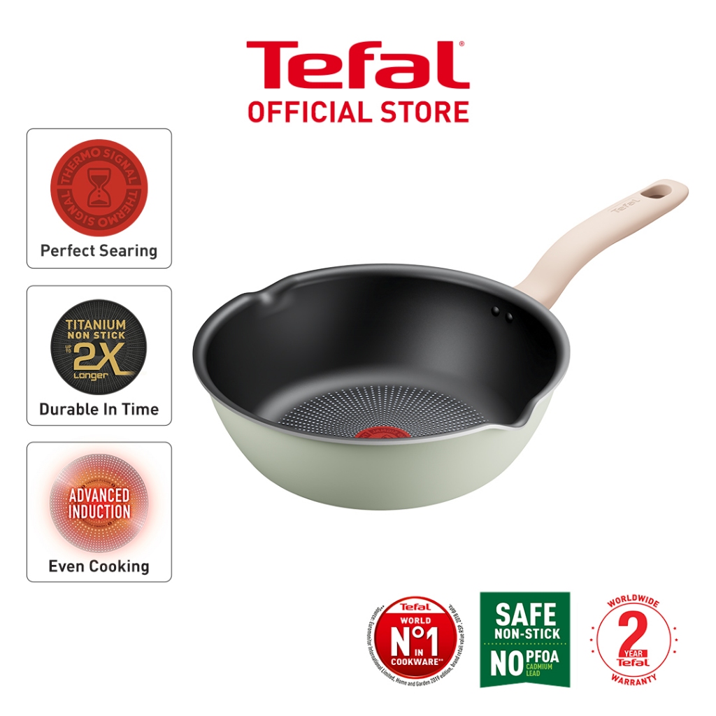 Tefal So Matcha Deep Frypan 24cm | Shopee Malaysia