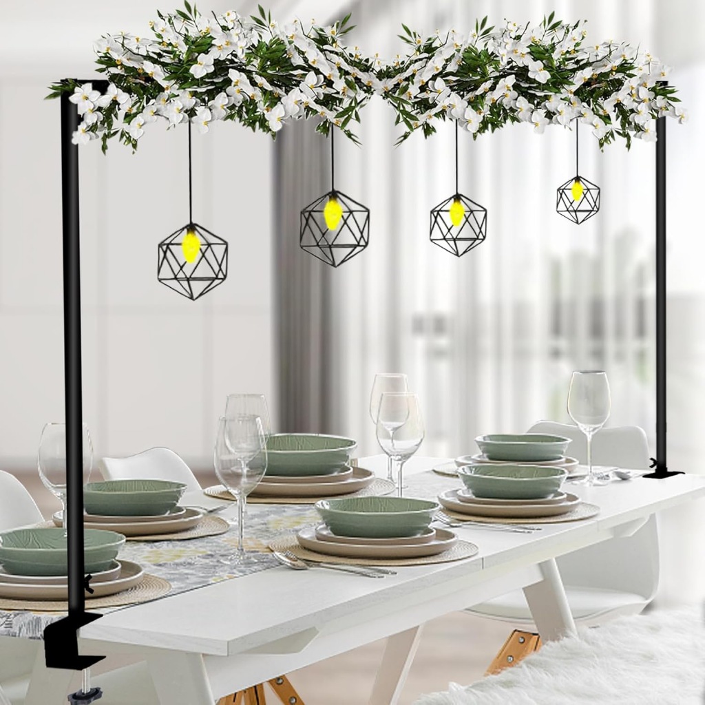Over The Table Rod Stand with Clamps Table Arch Stand Adjustable 80 ...