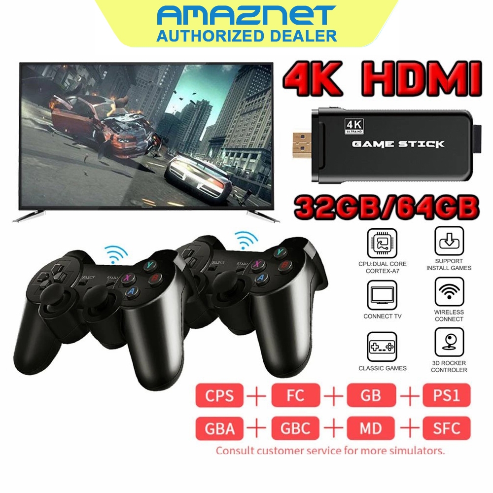 PS1/GBA TV Video Game Console Built in 3000/10000 Games With 2.4G ...