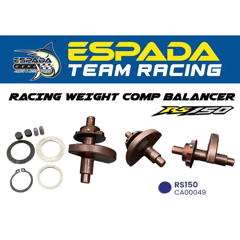 ESPADA RACING RACING WEIGHT COMP BALANCER ( 300 GRAM ) HONDA RS150 V1 ...
