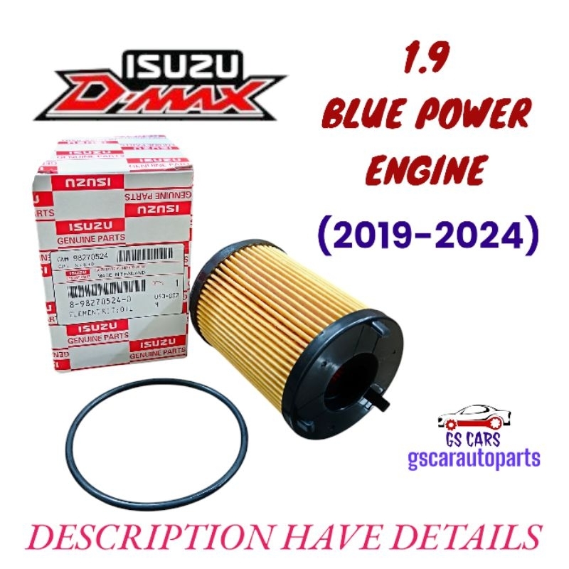 Ready stock Isuzu dmax blue power DDI 2019-now 8-98270524-0 engine oil ...