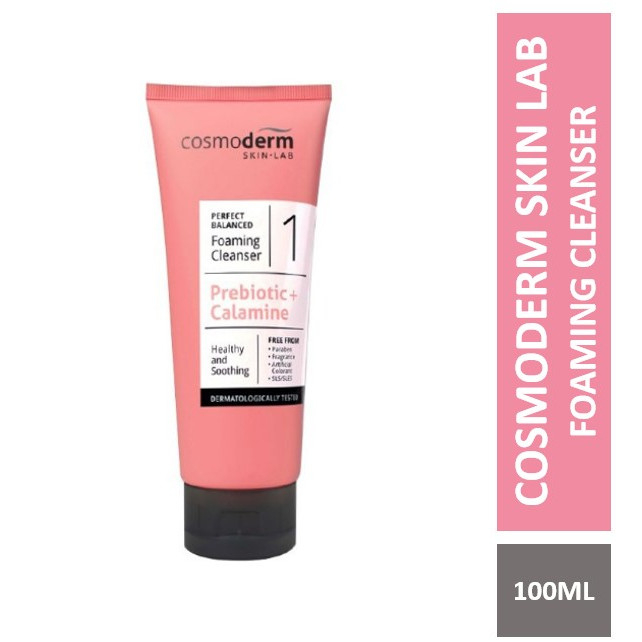 COSMODERM SKINLAB FOAMING CLEANSER PROBIOTIC + CALAMINE 100ml ( EXP 31 ...